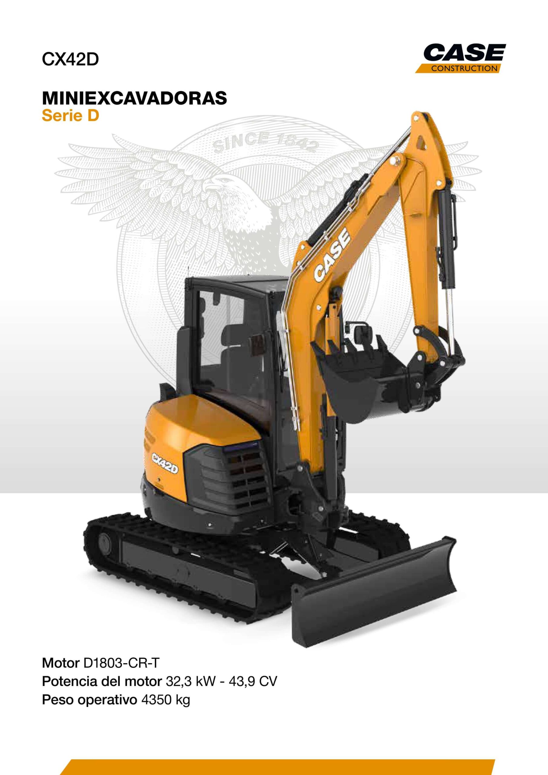 Miniexcavadoras de cadenas CASE - Eurocalidad de maquinaria